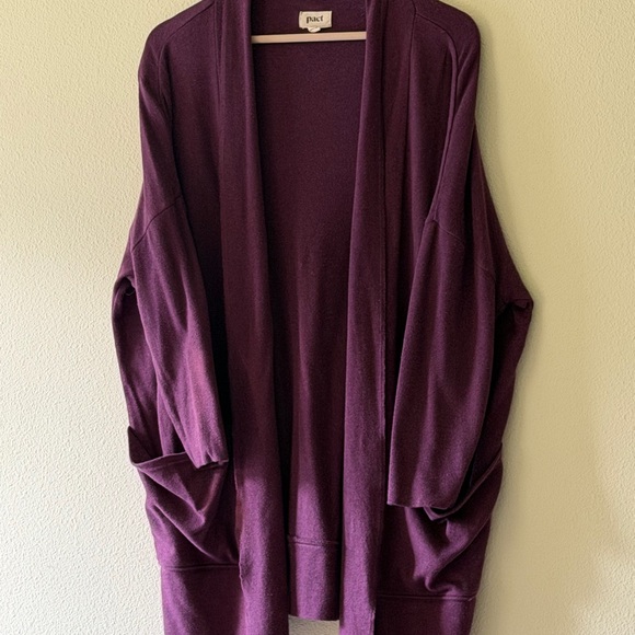 Pact | Sweaters | Pact Womens Airplane Wrap Organic Cotton Sweater ...